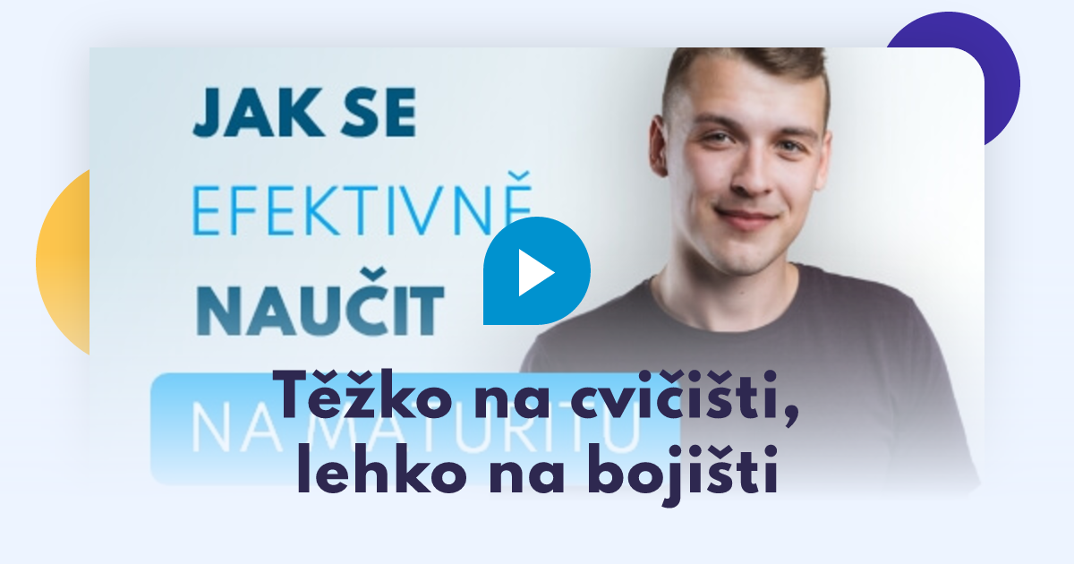 Těžko na cvičišti, lehko na bojišti - LearnTube.cz