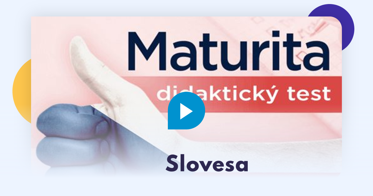 Slovesa - LearnTube.cz